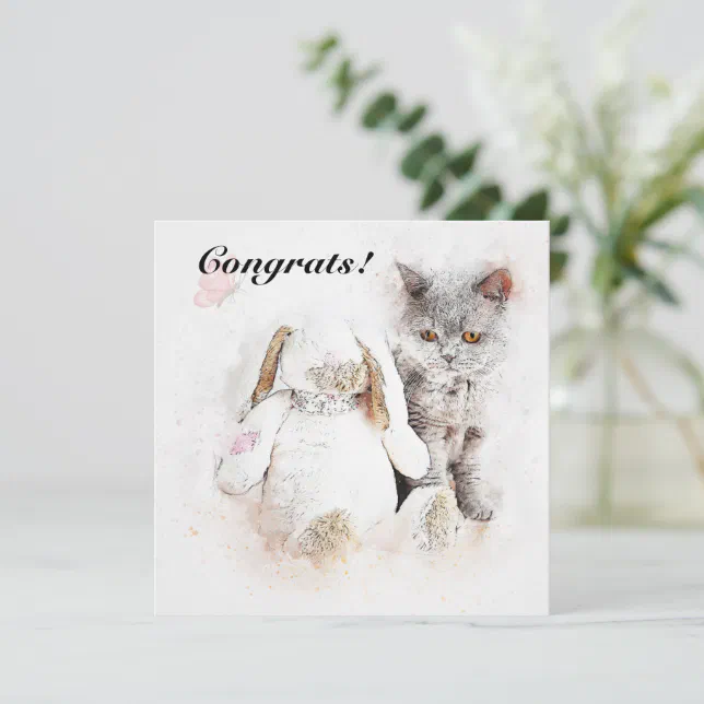 Congratulations on New Pet Card | Zazzle