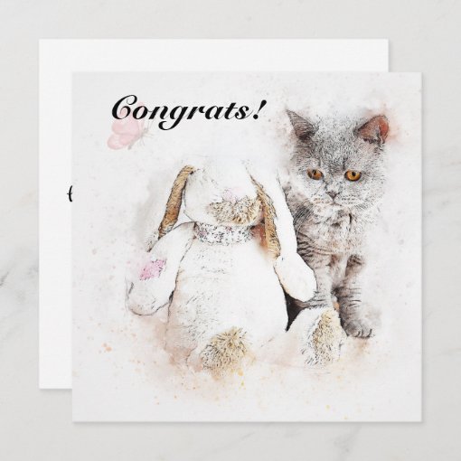 Congratulations on New Pet Card | Zazzle