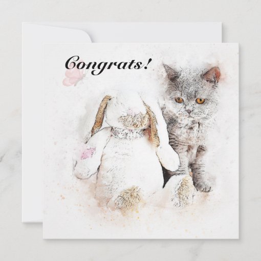 Congratulations on New Pet Card | Zazzle