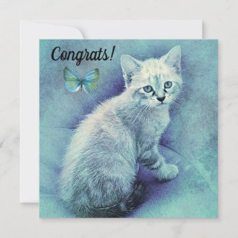 Congratulations on New Pet Cat Card | Zazzle