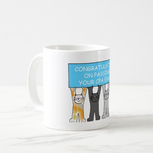 Congratulations on Passing the CPA Exam Coffee Mug | Zazzle