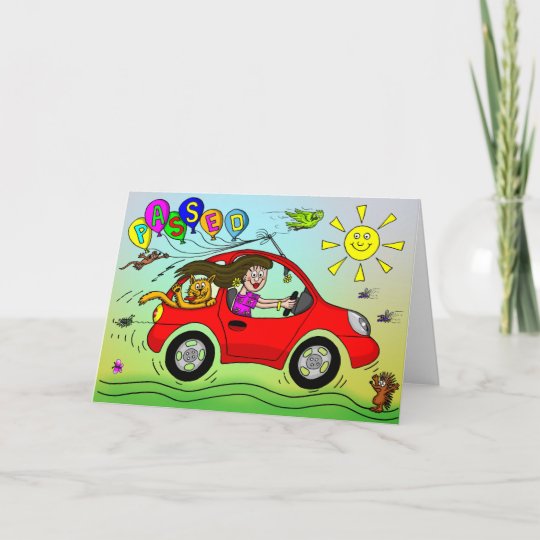 Congratulations on Getting Your License to Drive Card | Zazzle.com