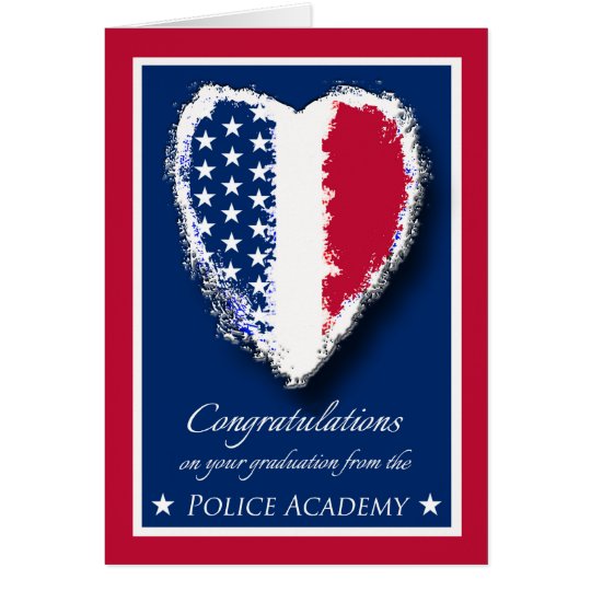 Congratulations on Police Academy Graduation Card | Zazzle.com