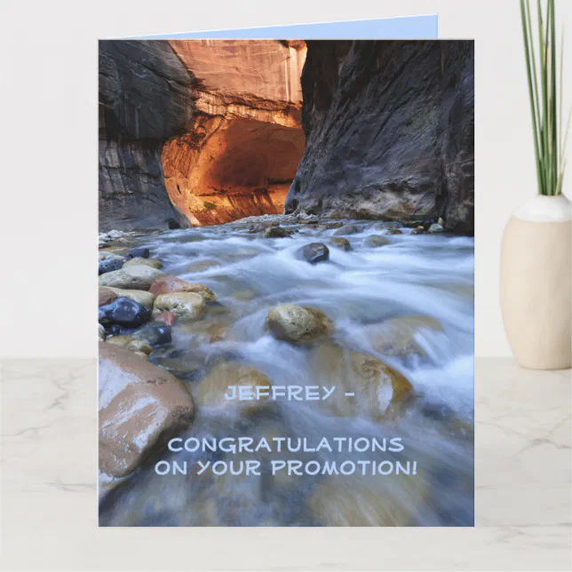 Congratulations on Promotion from All of Us, JUMBO Card | Zazzle
