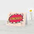 Congratulations on Promotion with Explosion Card | Zazzle