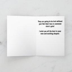 Congratulations on Quitting Your Job Card | Zazzle