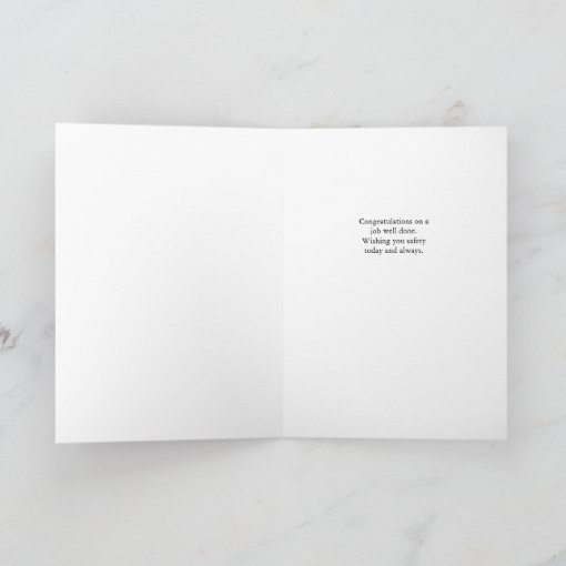 Congratulations on Sheriff Academy Graduation Card | Zazzle