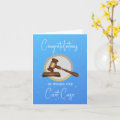 Congratulations on Winning Your Court Case Card | Zazzle
