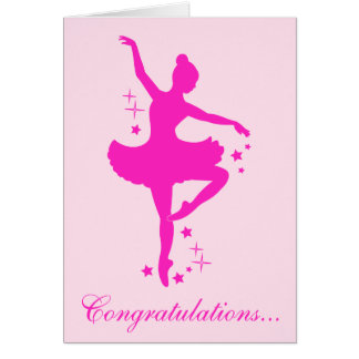 Dance Recital Congratulations Cards - Greeting & Photo Cards | Zazzle