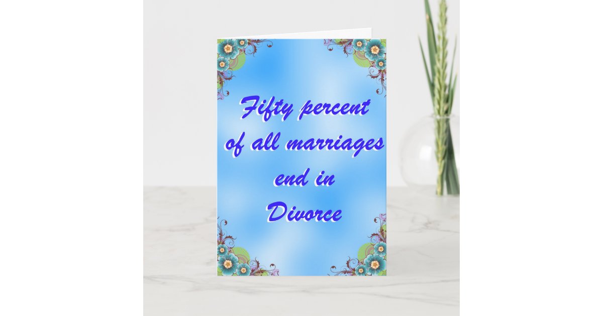 congratulations on your divorce card | Zazzle