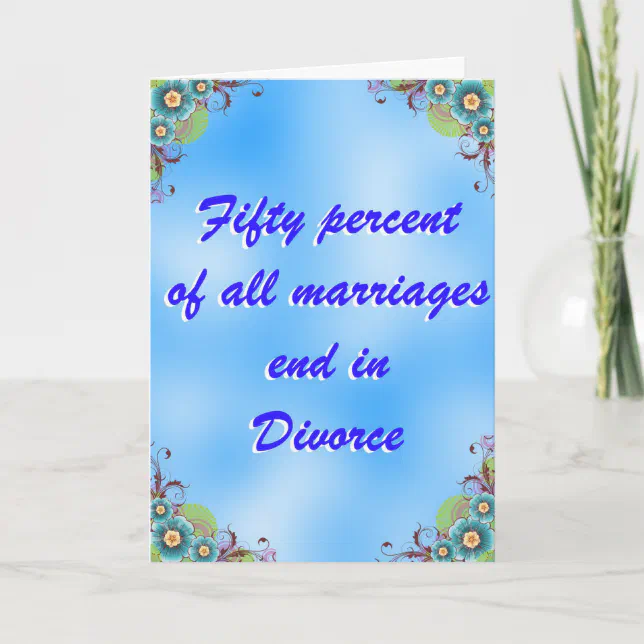 congratulations on your divorce card | Zazzle