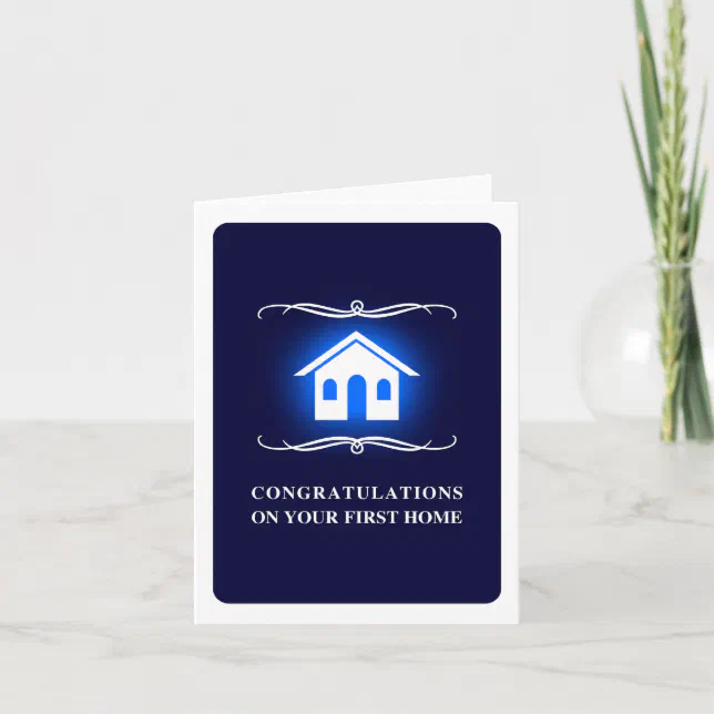 congratulations on your first home : home mod card | Zazzle