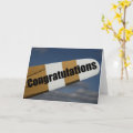 Congratulations on your First Solo Flight Pilot Card | Zazzle