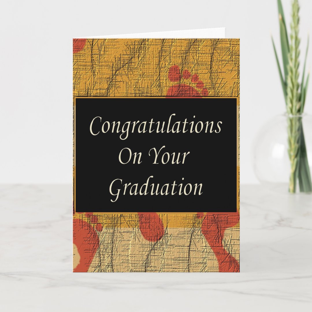 Congratulations On Your Graduation Card | Zazzle
