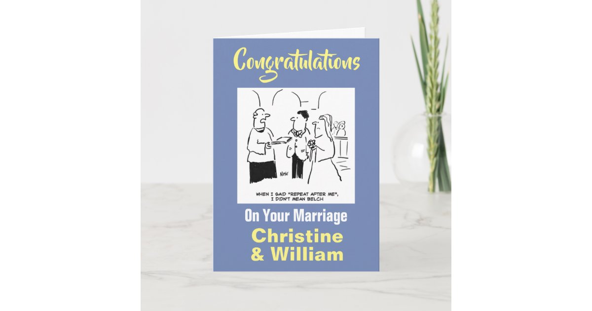 Congratulations on Your Marriage Card | Zazzle