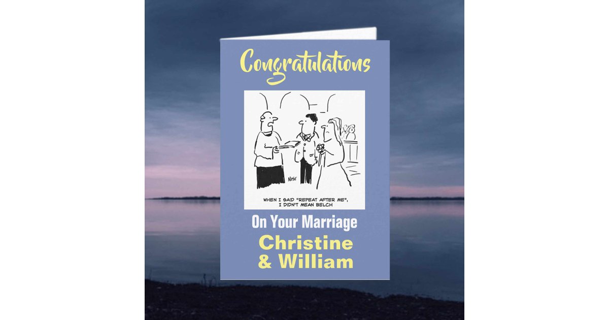 Congratulations on Your Marriage Card | Zazzle