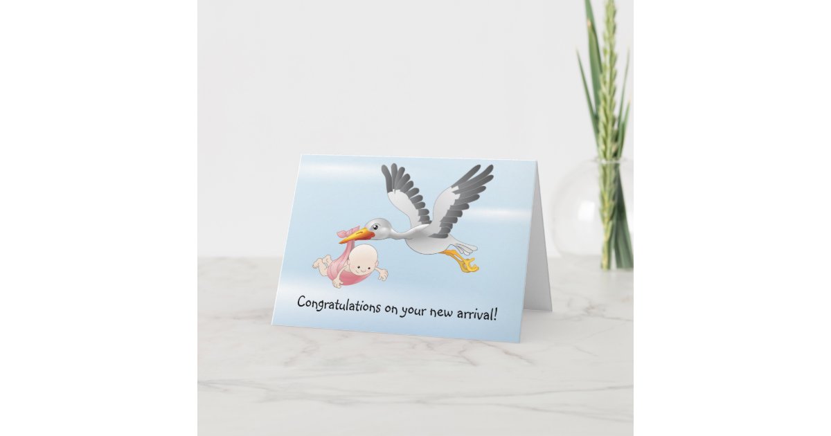Congratulations on your new arrival! card | Zazzle