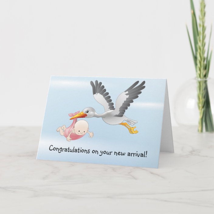 Congratulations on your new arrival! card | Zazzle.com