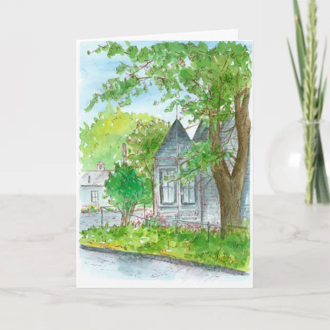 Congratulations On Your New Home Victorian House Card | Zazzle