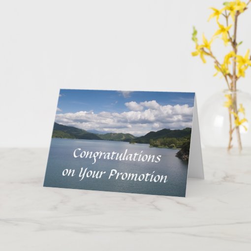 Congratulations on Your Promotion Card | Zazzle