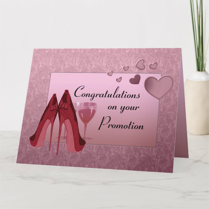 Congratulations on your Promotion Greeting Card | Zazzle.com
