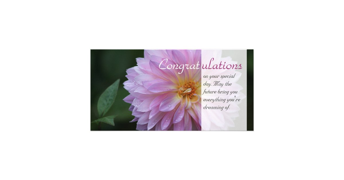 Congratulations on your special day CC0769 Card | Zazzle