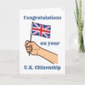 Congratulations on your UK Citizenship Union Jack Card | Zazzle