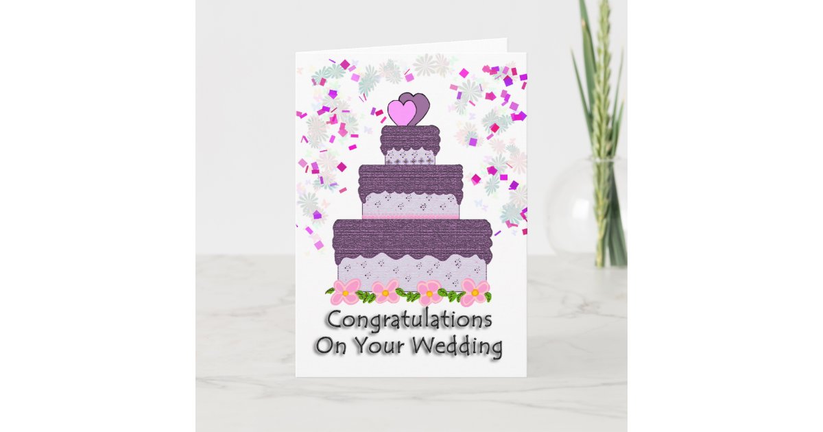 Congratulations On Your Wedding Card | Zazzle