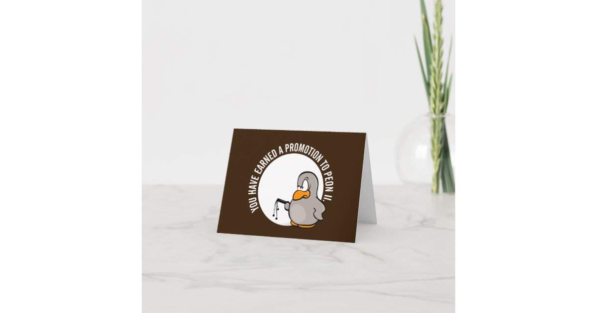Congratulations on your well earned promotion card | Zazzle.com