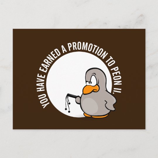 Congratulations on your well earned promotion postcard | Zazzle.com