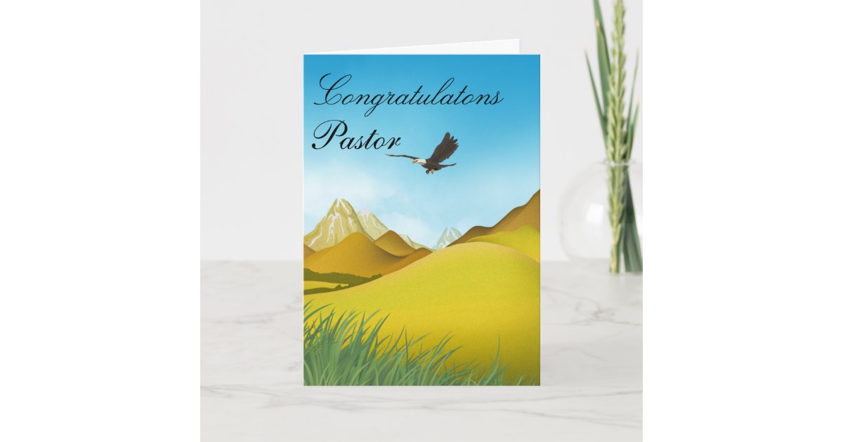 Congratulations Pastor Card | Zazzle