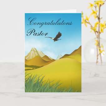 Congratulations Pastor Card | Zazzle