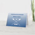Congratulations personalized rowing card | Zazzle