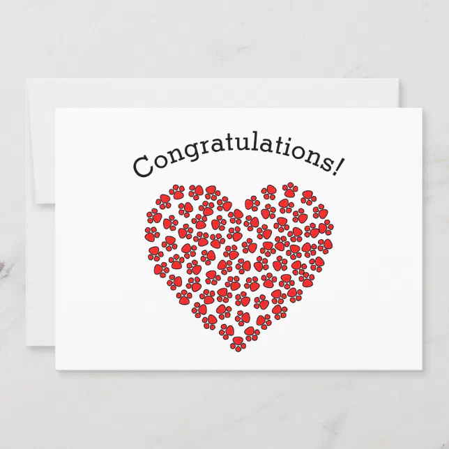 Congratulations! Pet Greeting Card | Zazzle