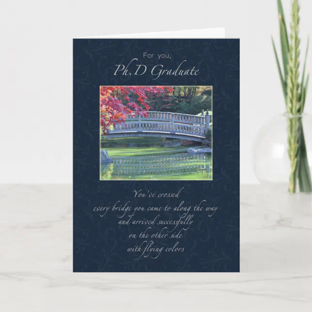 Congratulations Phd Graduate Card | Zazzle