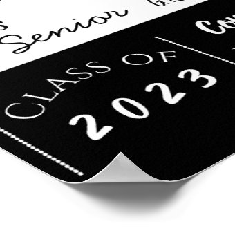 Congratulations Photo Class of 2023 Graduation Poster | Zazzle
