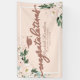 Congratulations Pink Blush Floral Graduation Party Banner | Zazzle