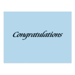 Congratulations Postcards - No Minimum Quantity | Zazzle