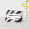 Congratulations radiation complete customize card | Zazzle