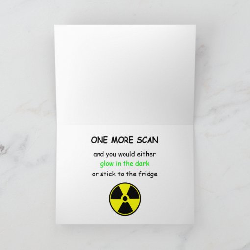 Congratulations radiation complete customize card | Zazzle