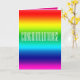 Congratulations rainbow card | Zazzle