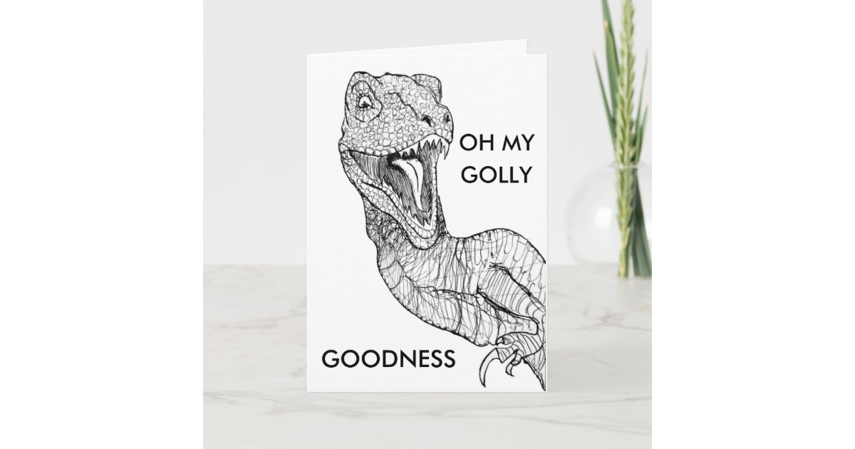 Congratulations Raptor Card | Zazzle