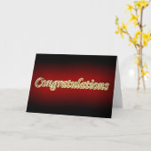 congratulations red card | Zazzle