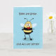Congratulations Report Card Bumble Bee Card | Zazzle