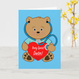 Congratulations Retirement Doctor with Stethoscope Card | Zazzle