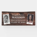 Congratulations Rustic Wood Graduation 2 - Photo Banner | Zazzle