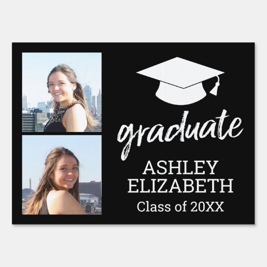 Congratulations Senior 2 Photo for Graduation Sign | Zazzle.com