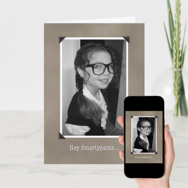 Congratulations Smarty Pants Funny Graduation Card | Zazzle