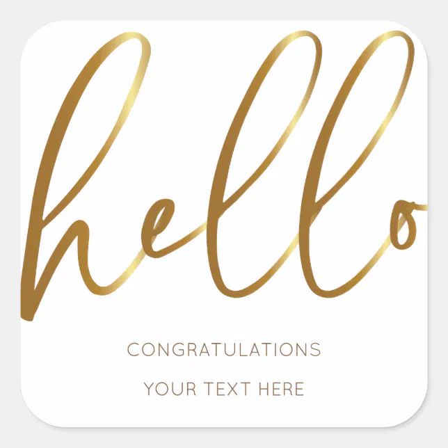 Congratulations Sticker | Zazzle
