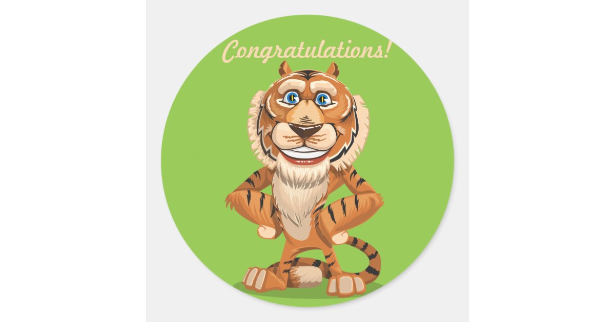 Congratulations! Stickers | Zazzle